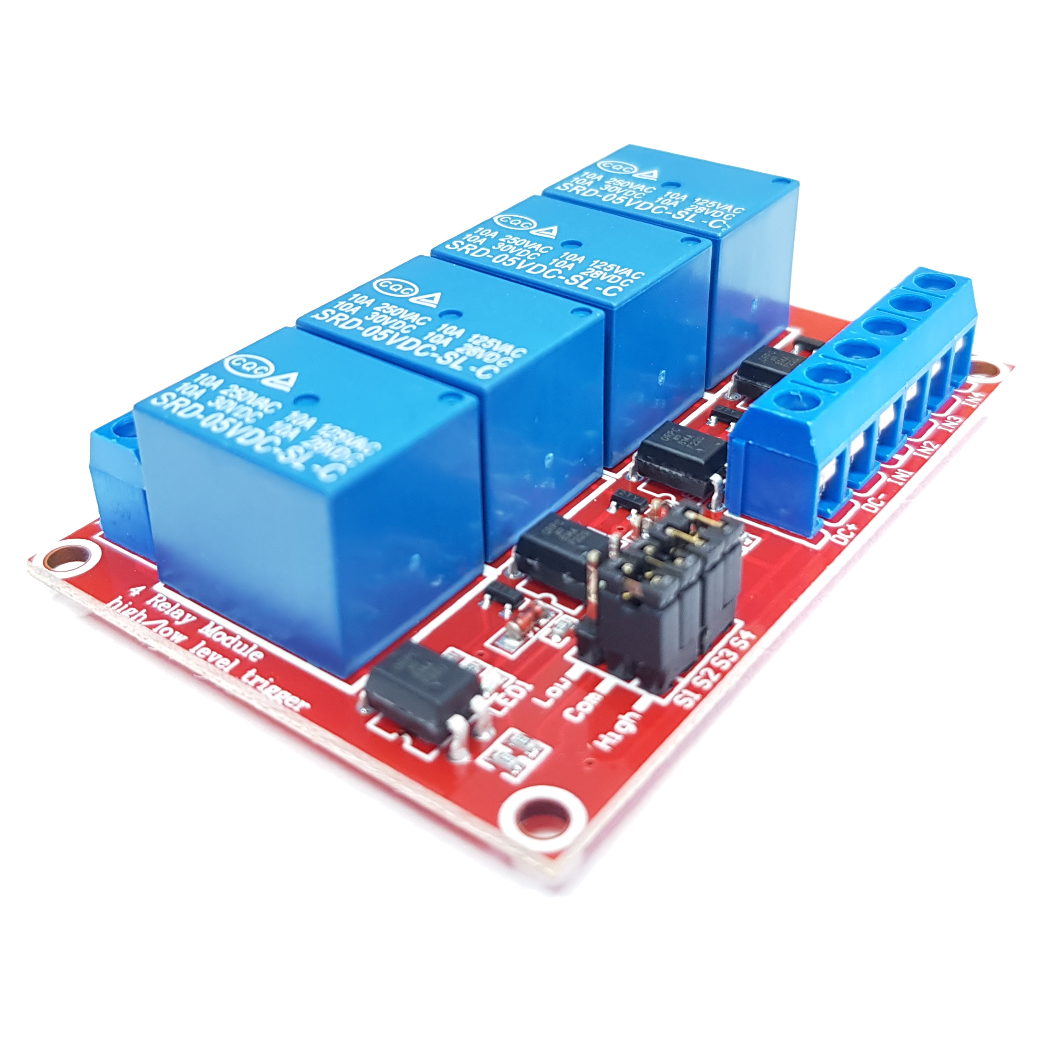 4 Channel Relay Module Switch Module Esp-8266 (12v Arduino RM-4-ESP 4-Channel Relay Module With ...