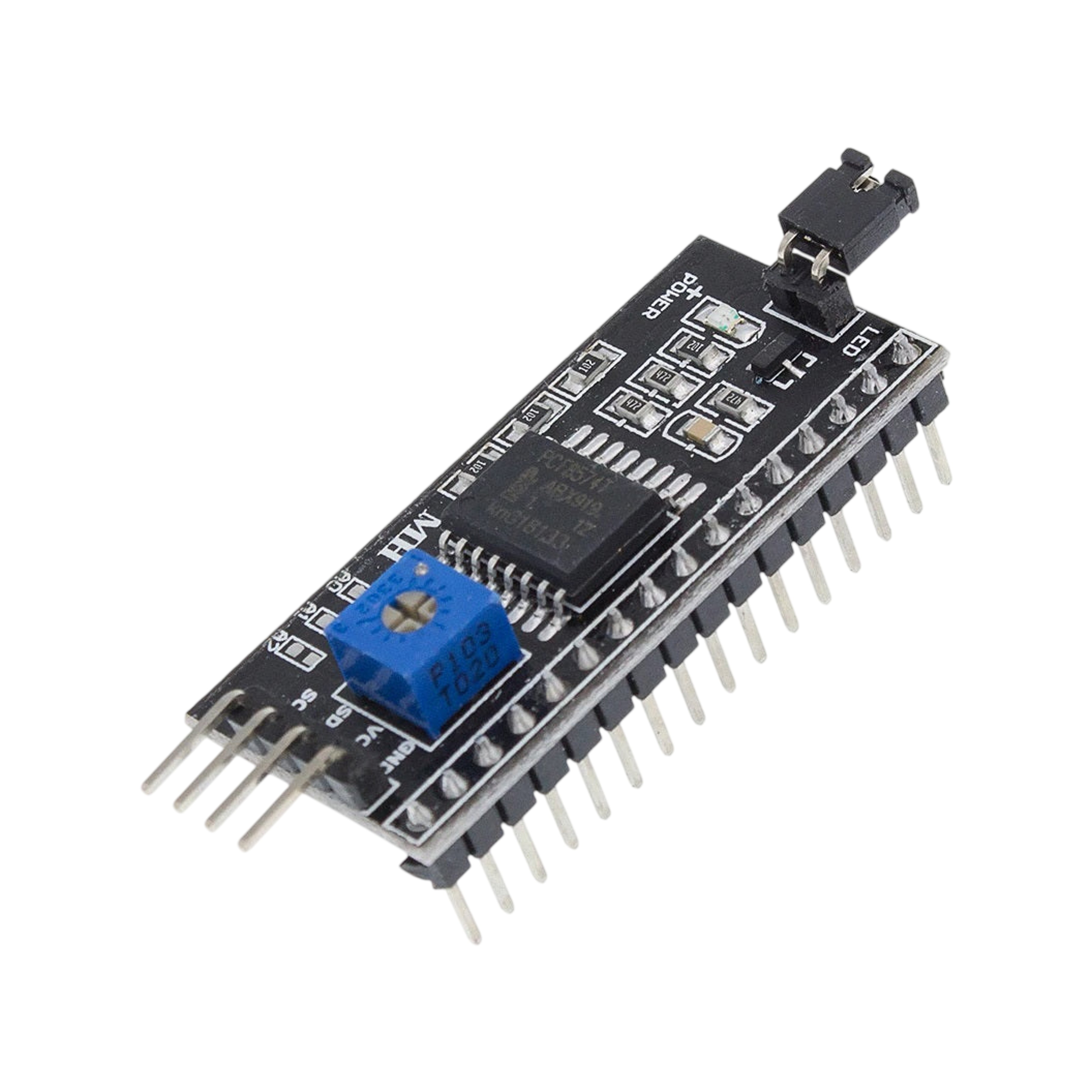 DIYables PCF8574 I2C Adapter Module for LCD1602 and LCD2004, IIC ...